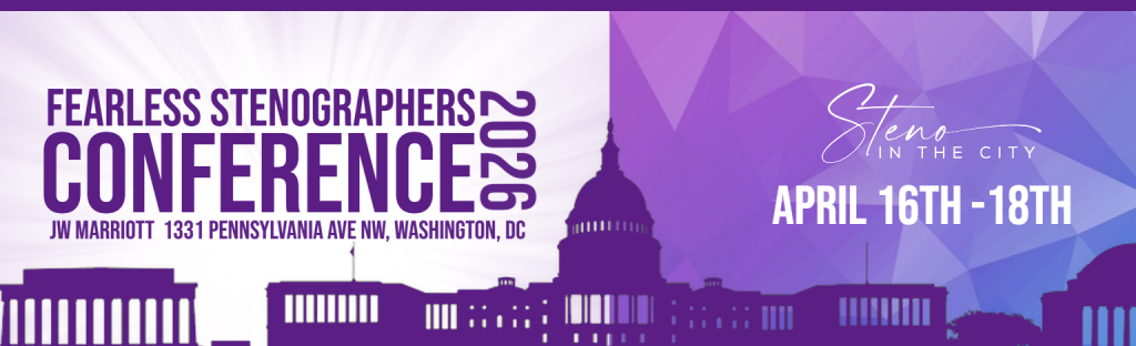 Fearless Stenographers Conference – April 16th – 18th, 2026 | JW ...